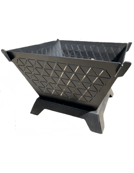 Delta Style Fire Pit - Wood N Smoke