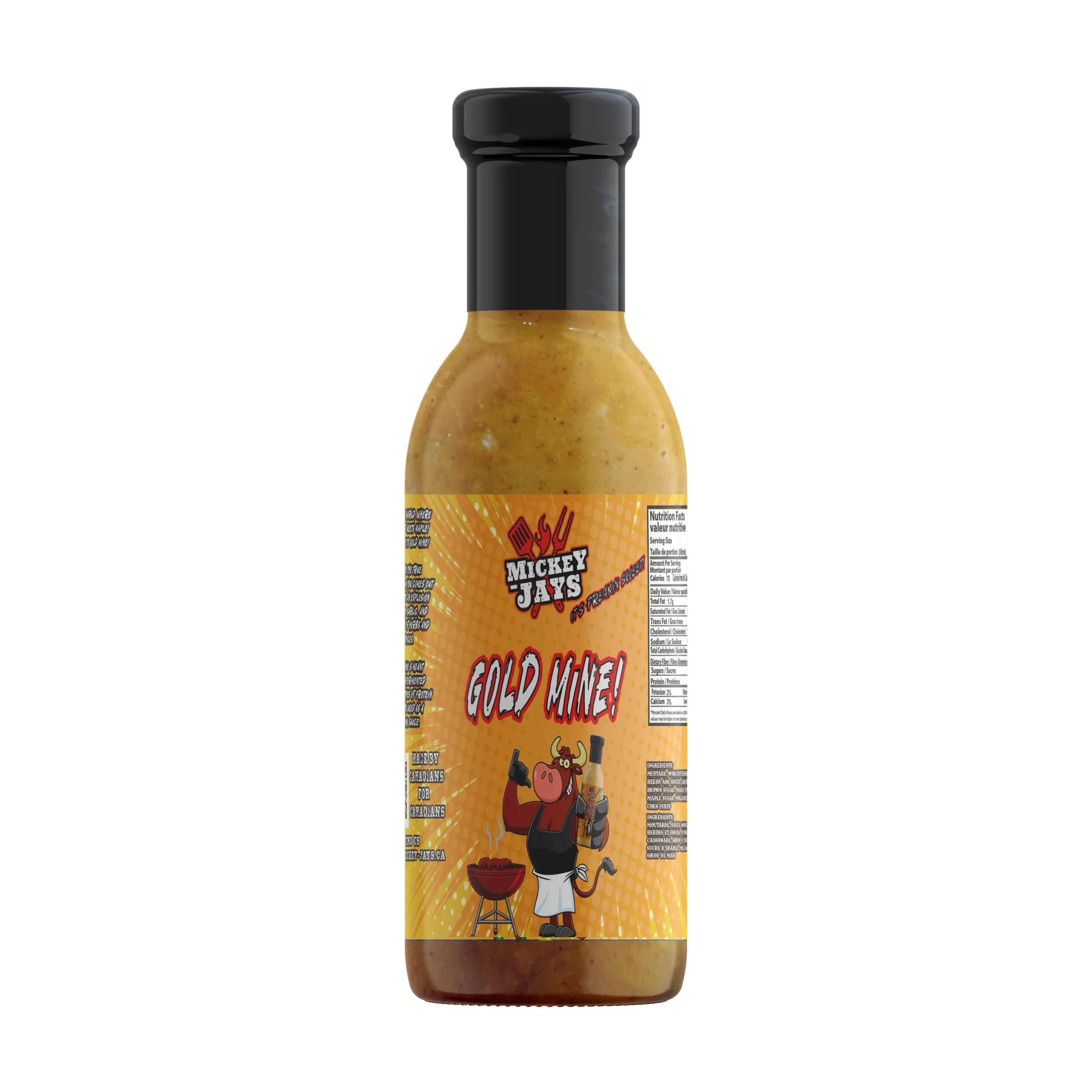 Mikey Jays Gold Mine BBQ Sauce - Wood N Smoke